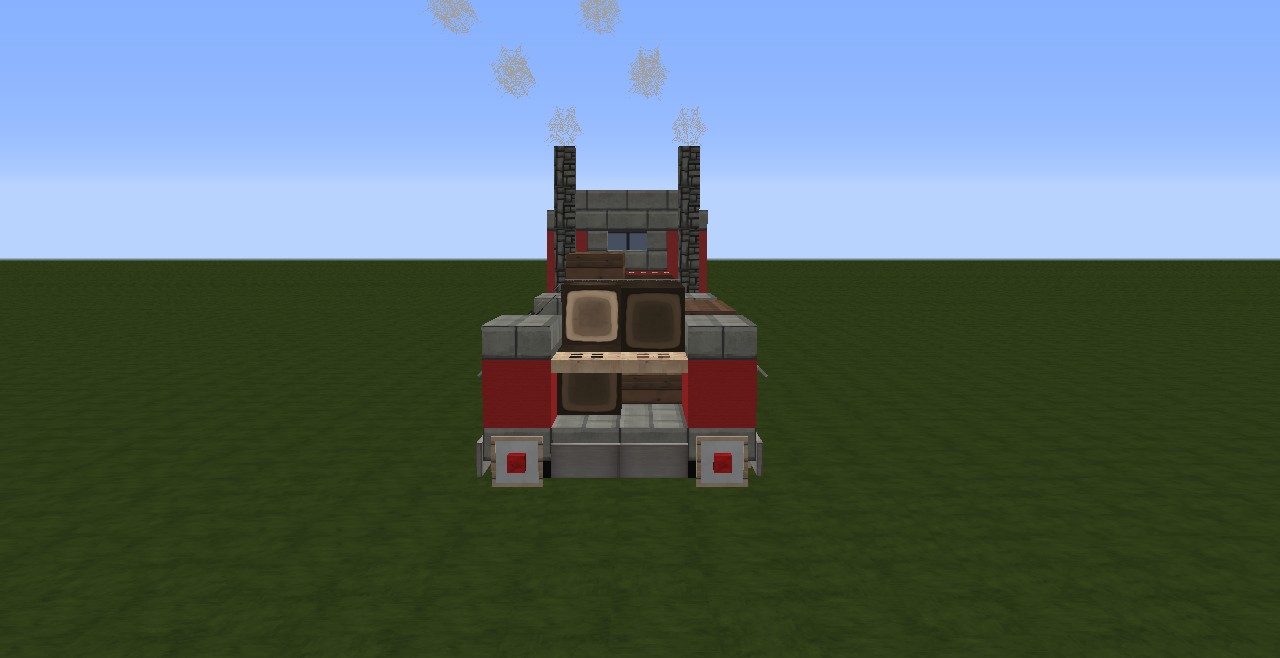 Log Truck - Red Version Minecraft Map
