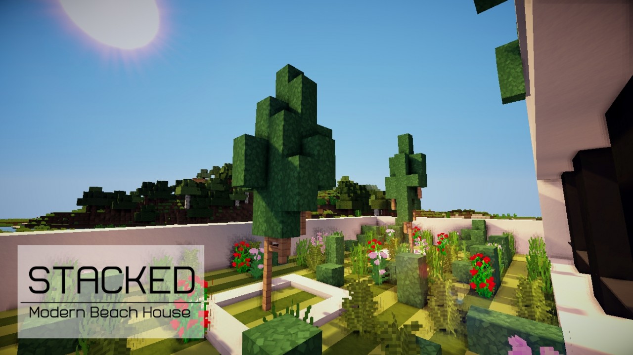 STACKED | Modern Beach House Minecraft Map