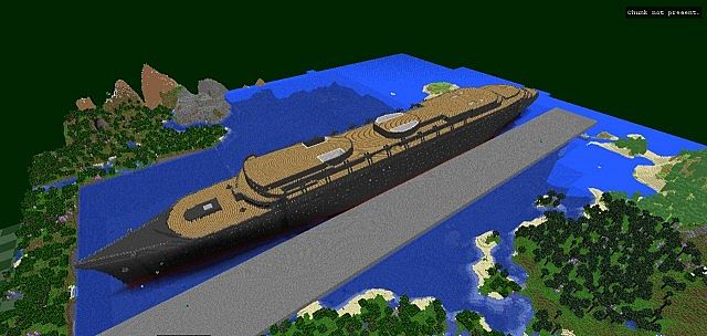 French liner-SS Normandie Minecraft Map