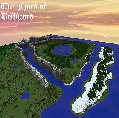Fjord of Belflgord Minecraft Map