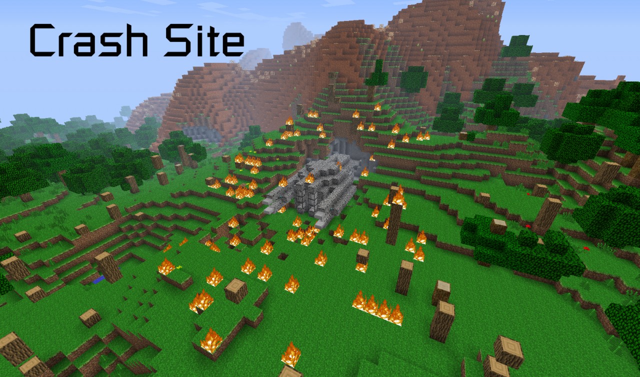 Crash Site Minecraft Map