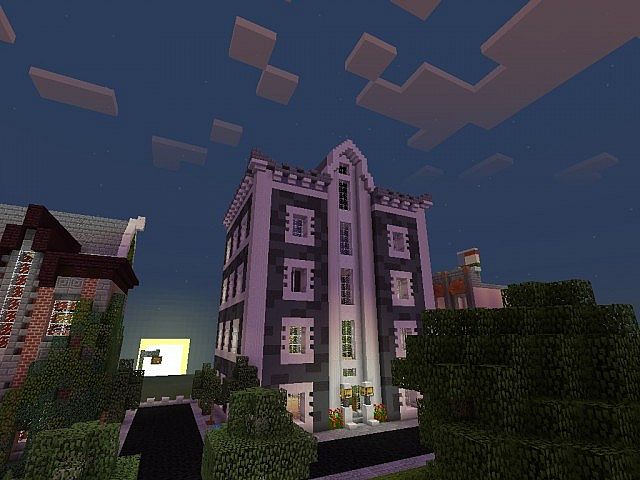 Centeral block Hotel Minecraft Map