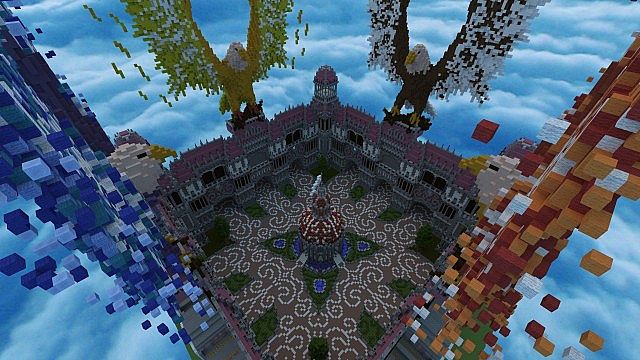 12 Portal Spawn/Hub with Organics Minecraft Map