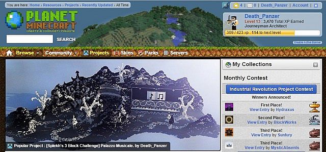 [Splekh's 3 Block Challenge] Palazzo Musicale. Minecraft Map