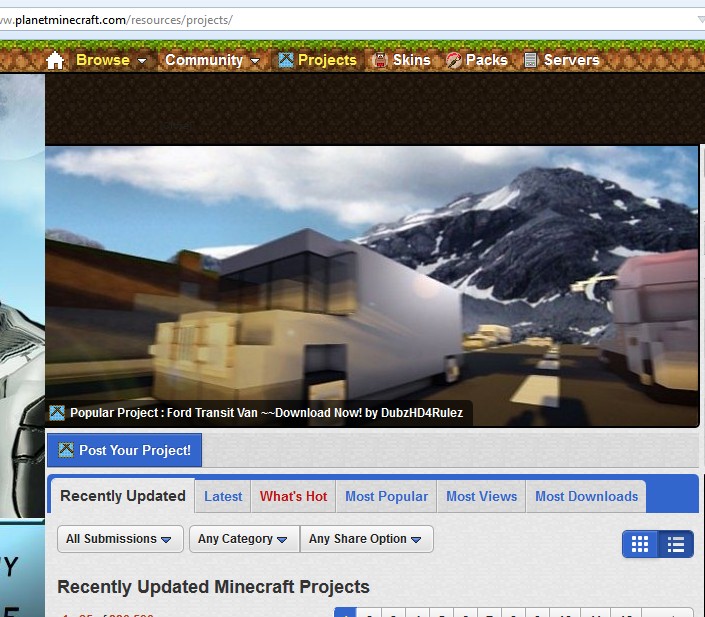 Ford Transit Van ~~Download Now! | PopReel Minecraft Map