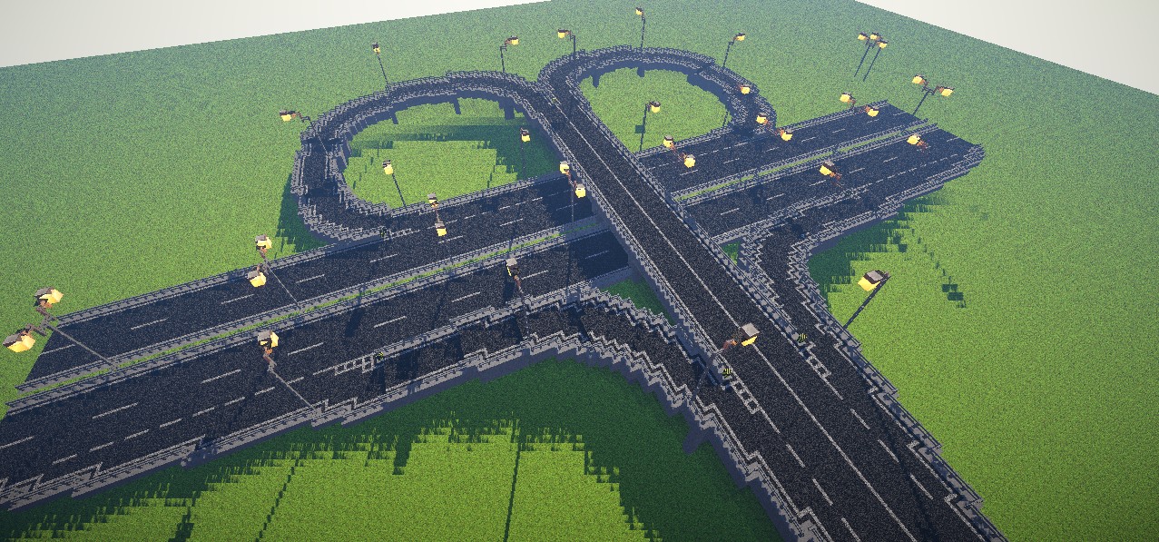 SNRE : Giant pack of roads HQ - now for DOWNLOAD !! :o) Minecraft Map