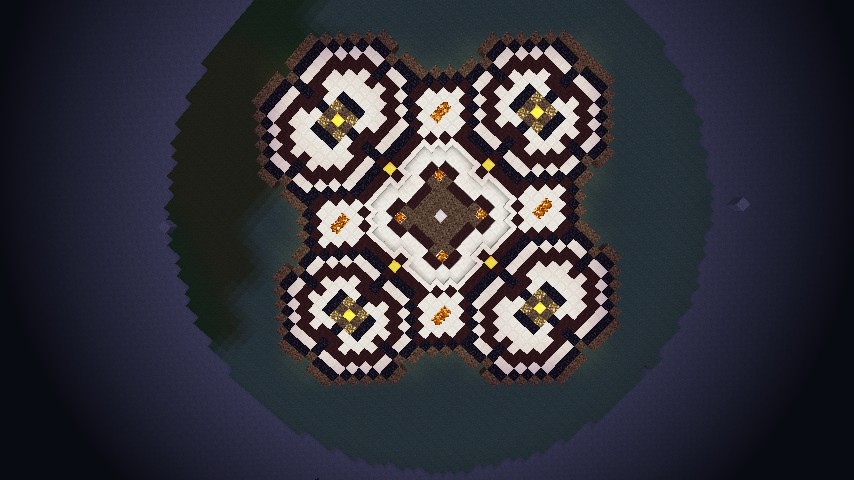 Rounded Square Mob Arena Minecraft Map