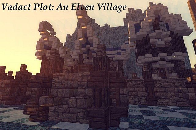Vadact Plot: An Elven Village Minecraft Map
