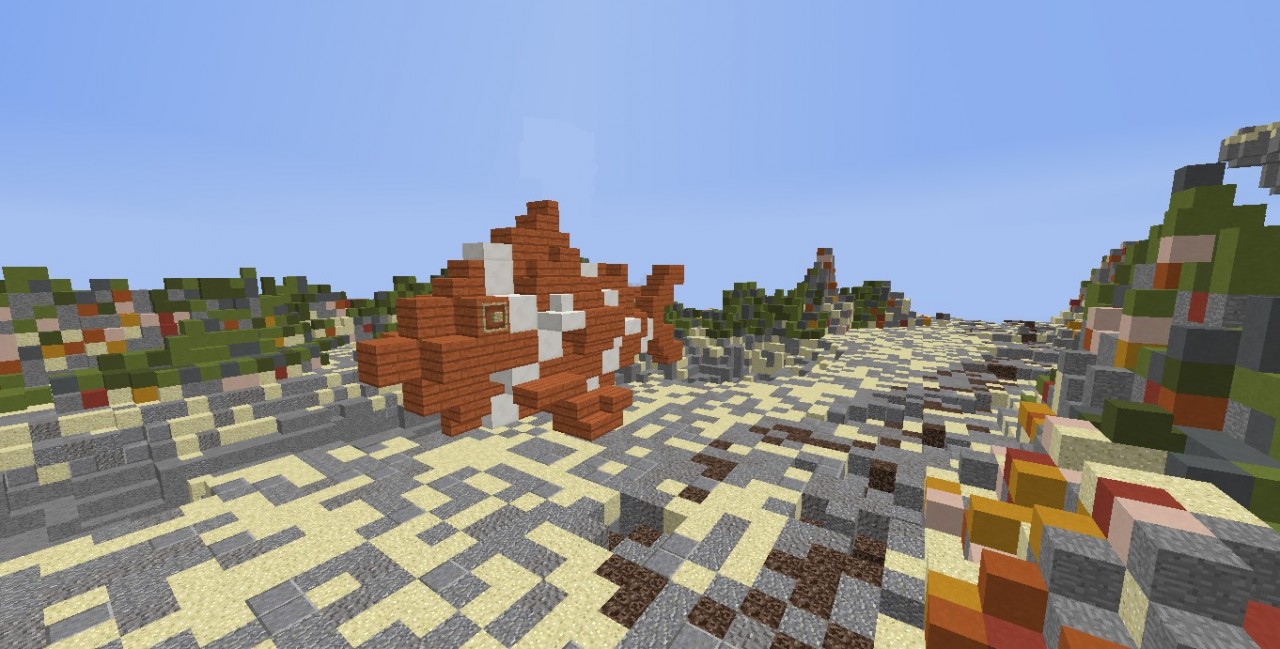 Underwater palace(Finding Nemo) Minecraft Map