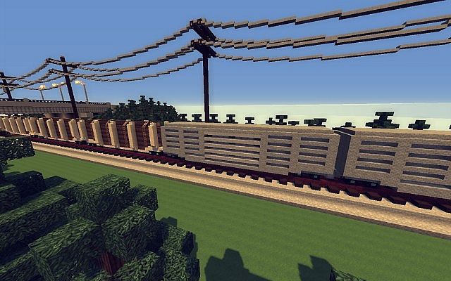 Freight Train Minecraft Map