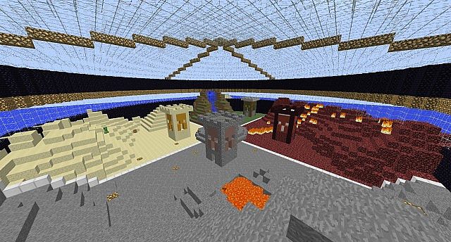 Large PVP Arena Minecraft Map