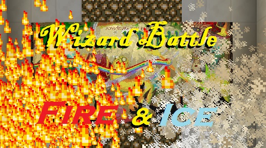 Wizard Battle: Fire & Ice Minecraft Map