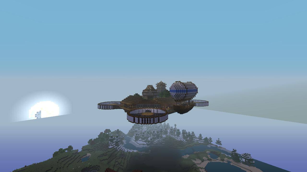 floating docks tweaked Minecraft Map