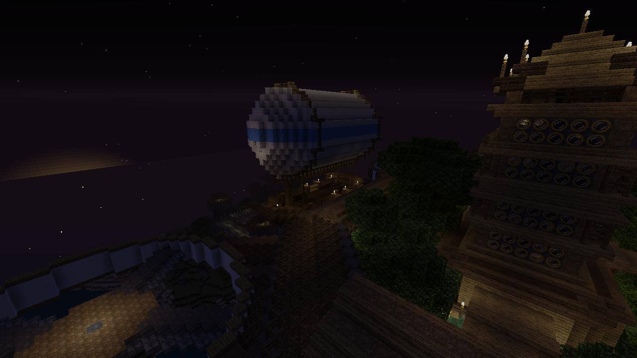 floating docks tweaked Minecraft Map