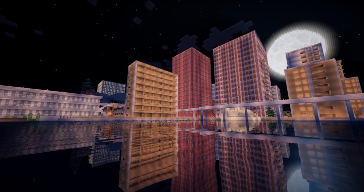 create big city in Minecraft! Minecraft Map