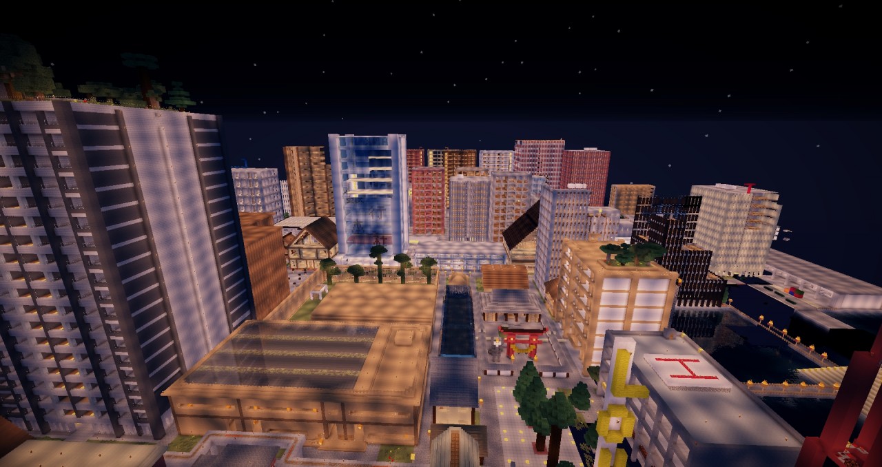 create big city in Minecraft! Minecraft Map