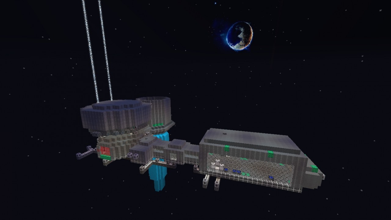 Space Survival Game Minecraft Map