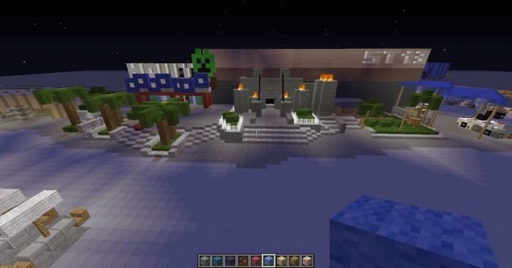 universal studios hollywood Minecraft Map