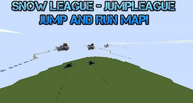 SnowLeague - Jump and Run Map Minecraft Map