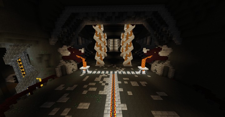 Dwarven city/stronghold complex Minecraft Map