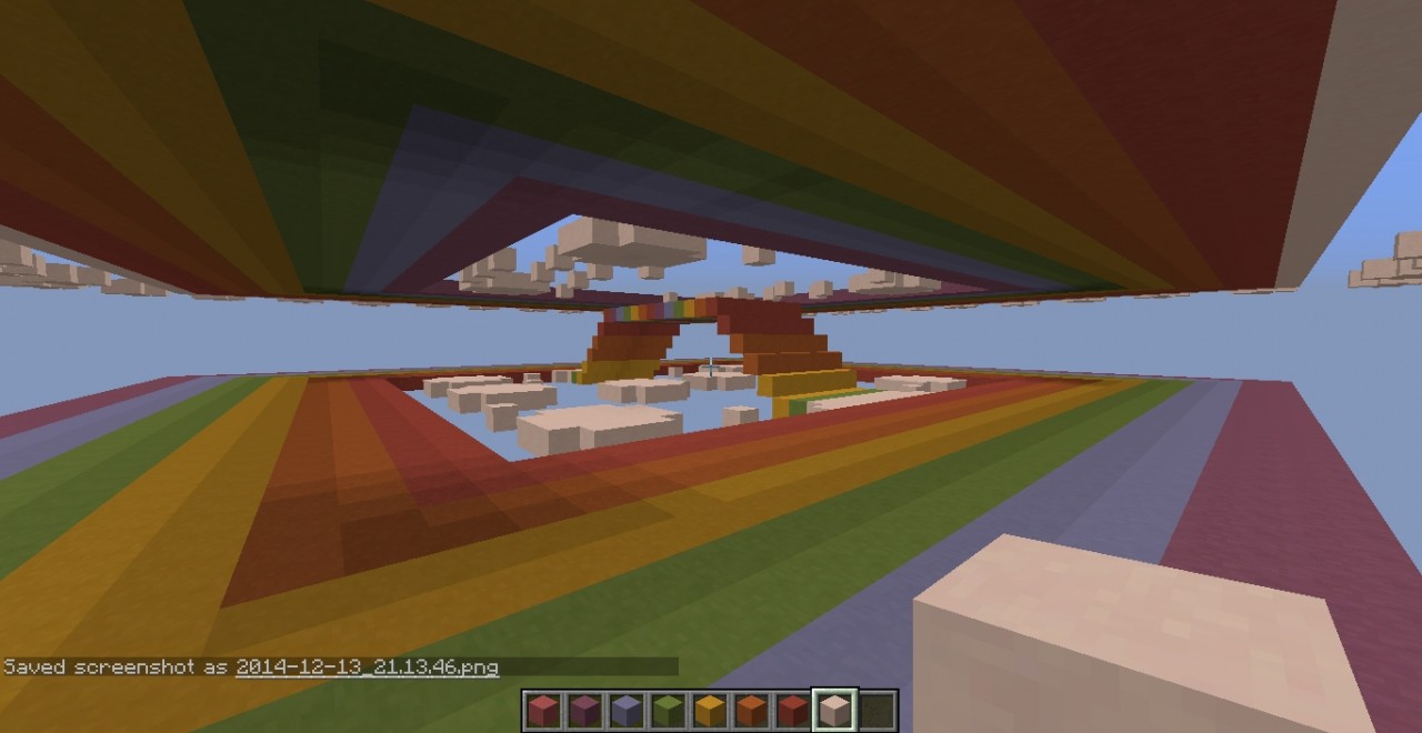 RainBow Run Minecraft Map