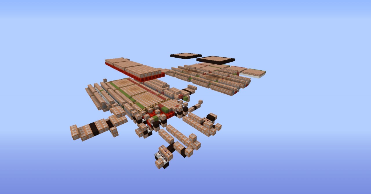 Battleship in Minecraft Minecraft Map