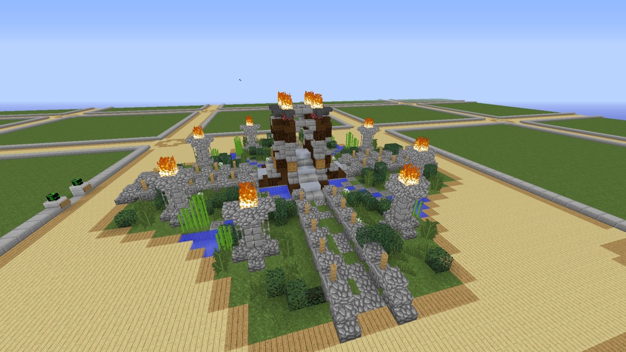 a plot world spawn Minecraft Project