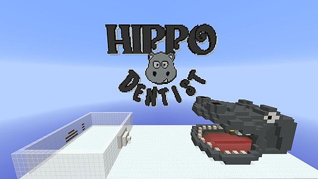 Hippo Dentist - a minigame for Minecraft 1.8 Minecraft Map