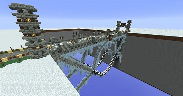 Snow Bridge Minecraft Map