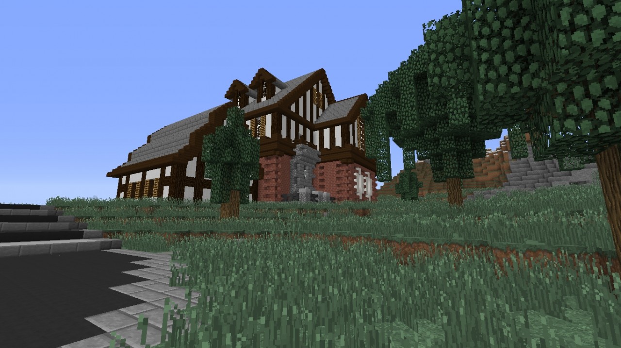 Tudor-style house Minecraft Map