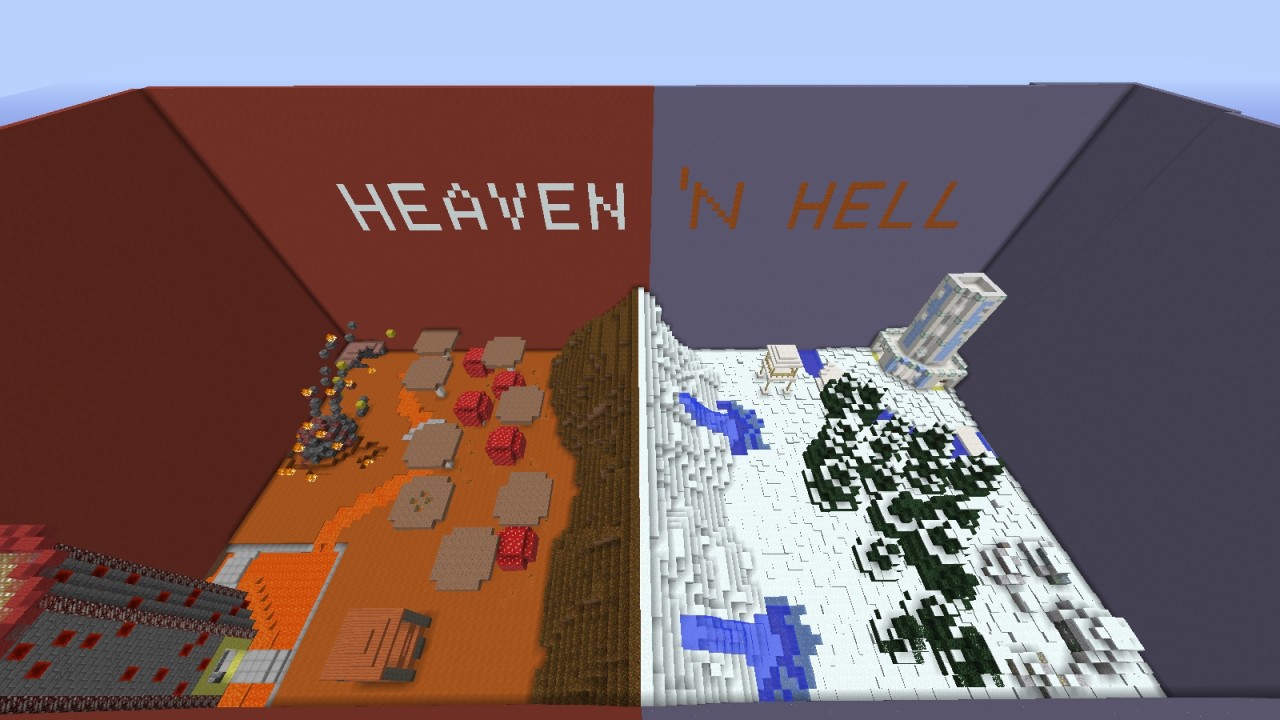 Heaven 'n Hell---|---CTF, PVP Map Minecraft Map