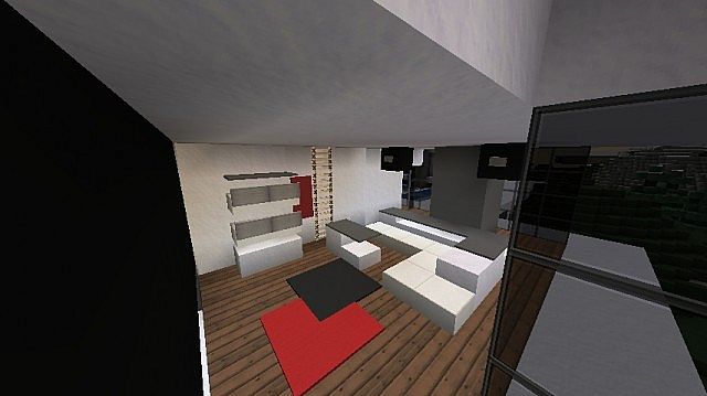 Ultra-Modern Mountain House Minecraft Map