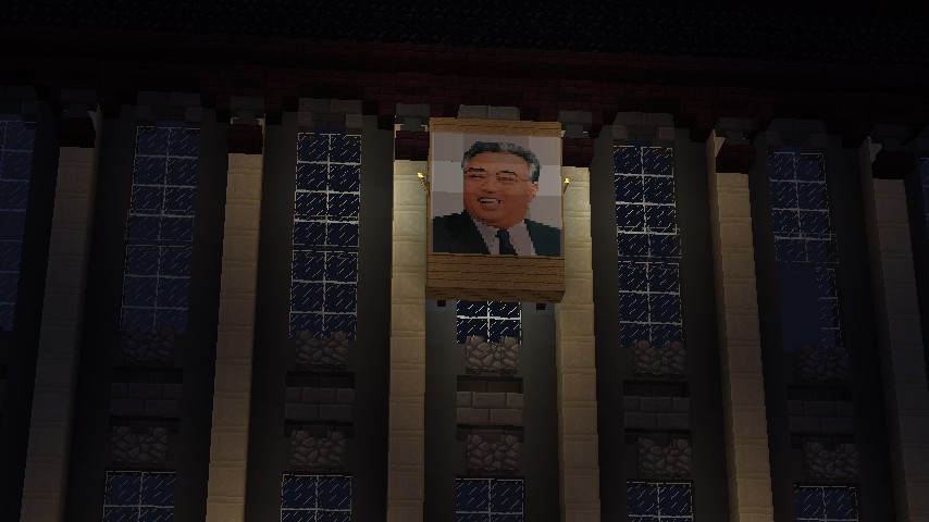 Ministry of Foreign Trades, Pyongyang, DPRK Minecraft Map
