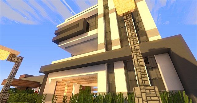 Arbor [18 x 18] Modern House Minecraft Map