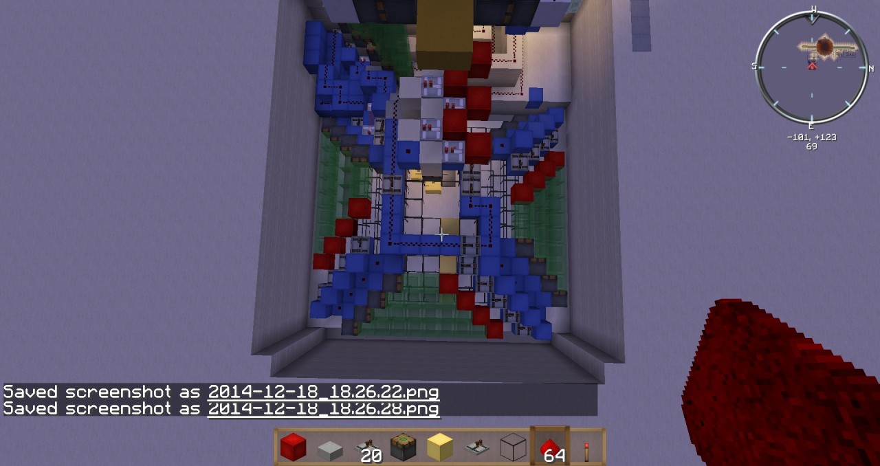 Redstone concept - Puzzle Door Minecraft Map