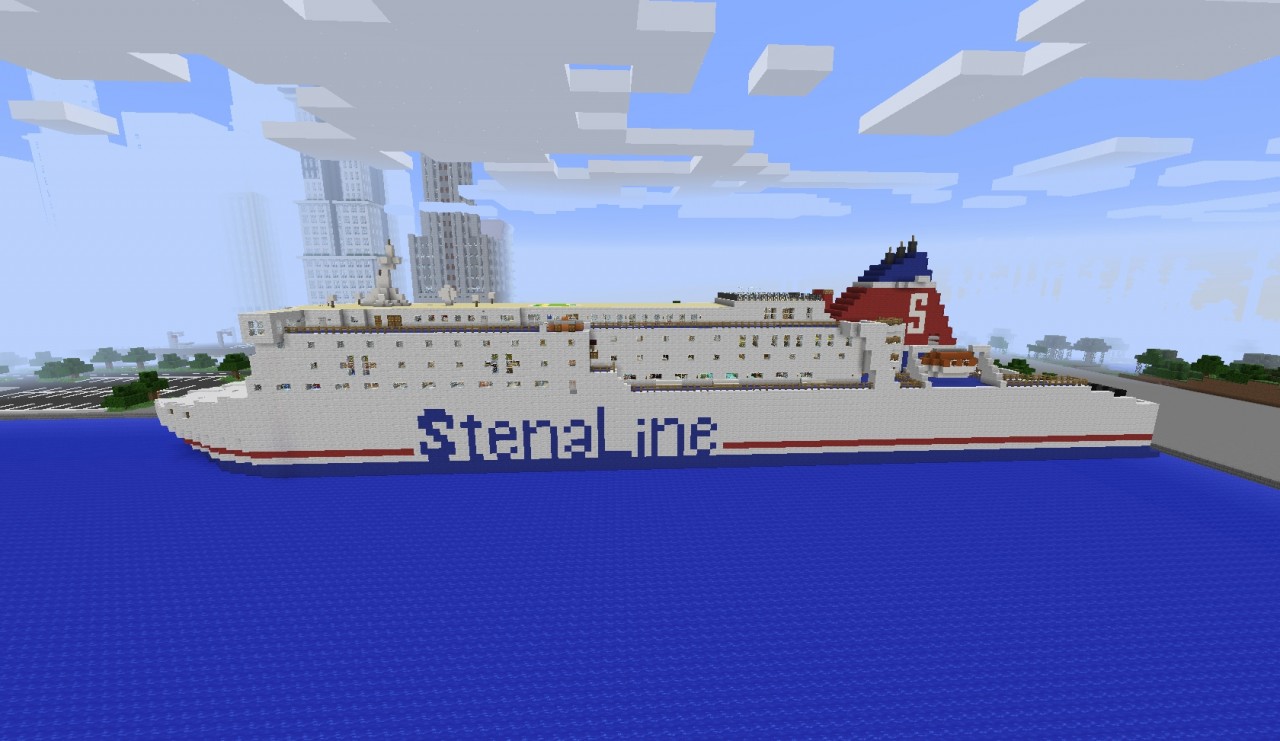 Stena Superfast VII and VIII Minecraft Map