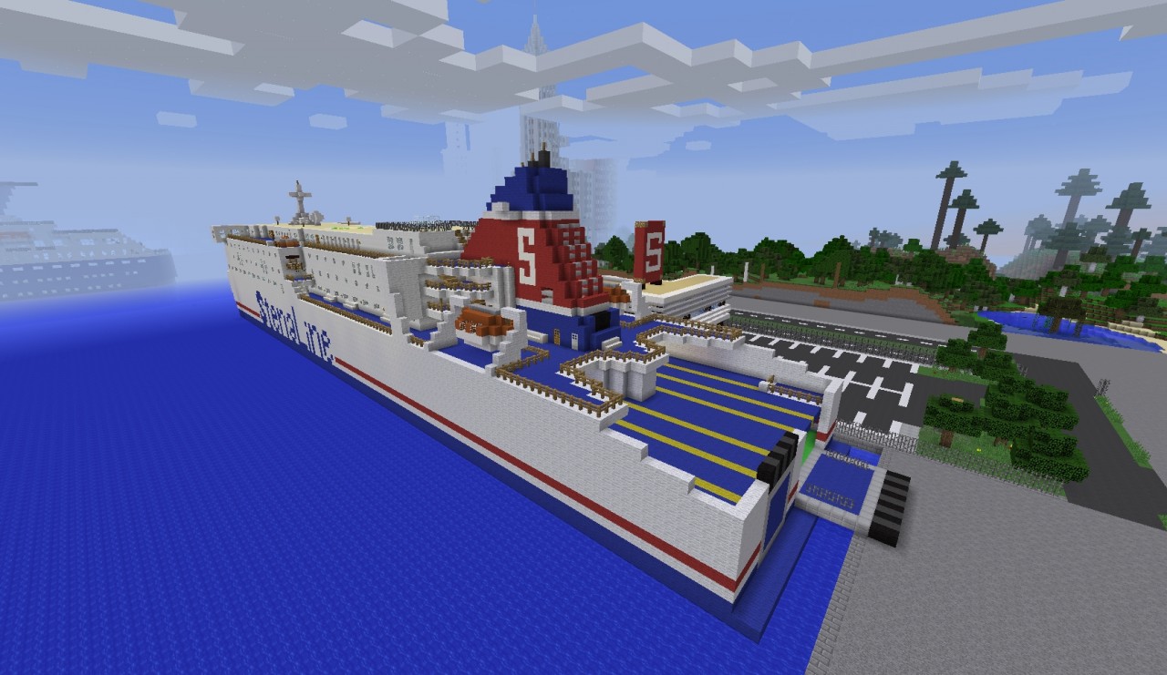 Stena Superfast VII and VIII Minecraft Map