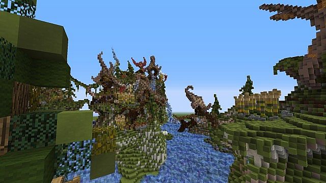Fantasy Organic Plot Minecraft Map