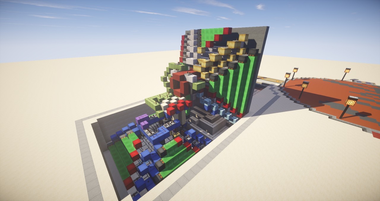 Redstone concept - Puzzle Door Minecraft Map