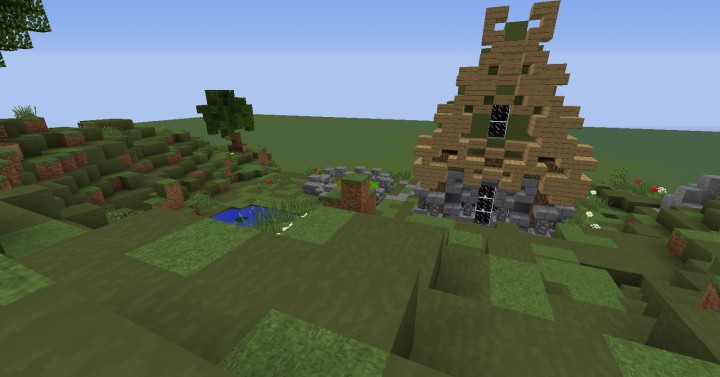 A little house in the middle of nowhere Minecraft Map