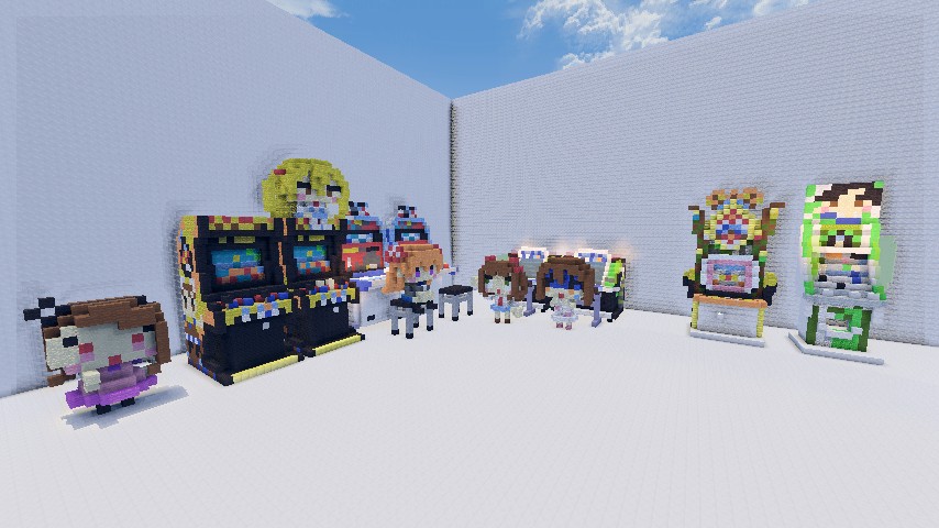 Some arcade machines Minecraft Map