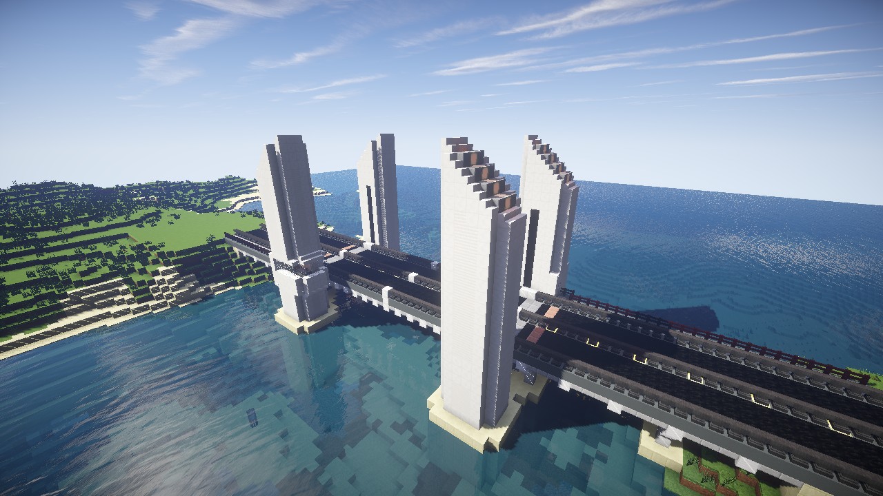 Working Vertical Lift Bridge [1.8] Minecraft Map