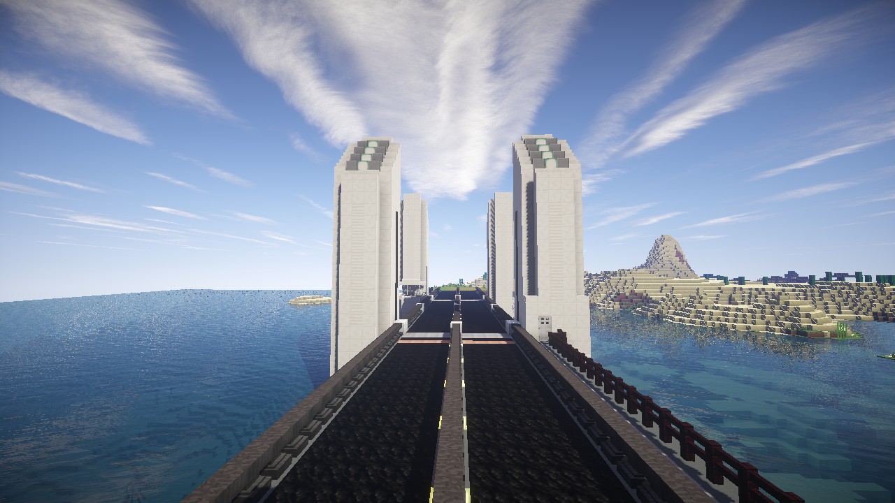 Working Vertical Lift Bridge [1.8] Minecraft Map
