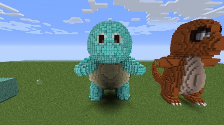 Pokemon - Squirtle Statue Minecraft Map