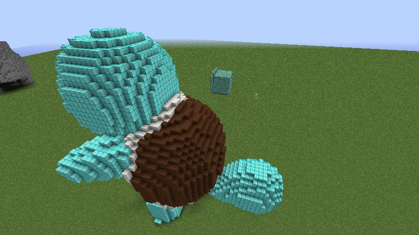Pokemon - Squirtle Statue Minecraft Map
