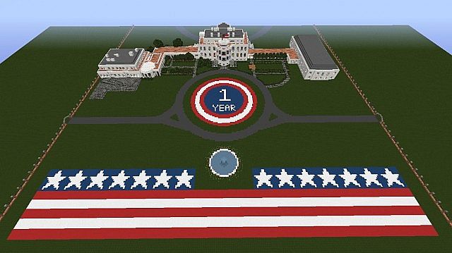 White House 1 Year Special Minecraft Map