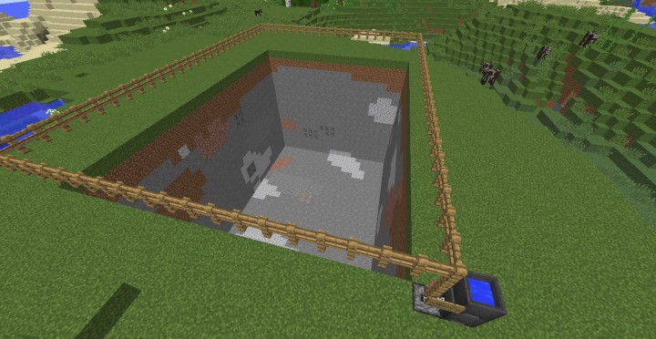 Piotrex43's Buildcraft drill in vanillia Minecraft Minecraft Map