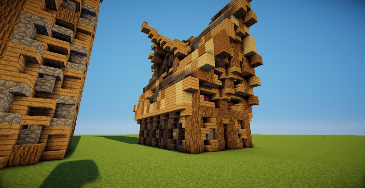 Tropical Medieval Houses Minecraft Map