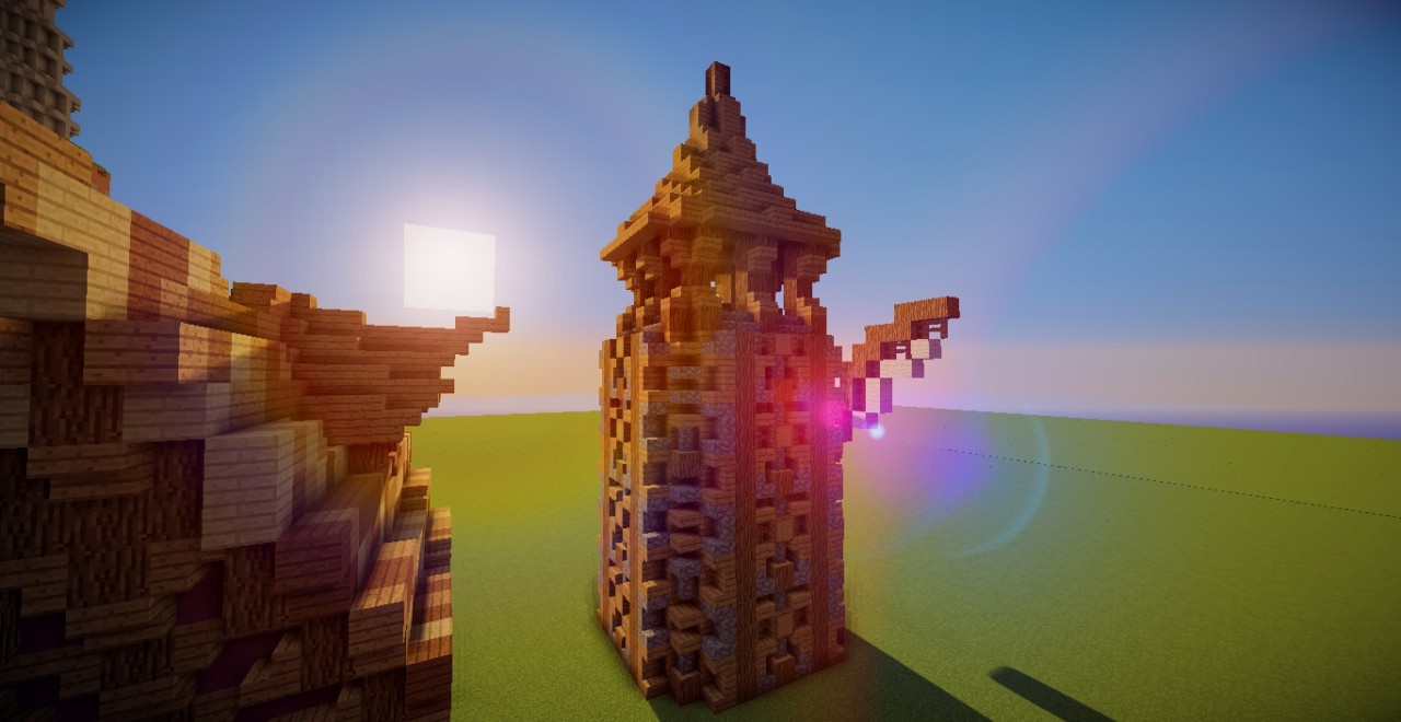 Tropical Medieval Houses Minecraft Map