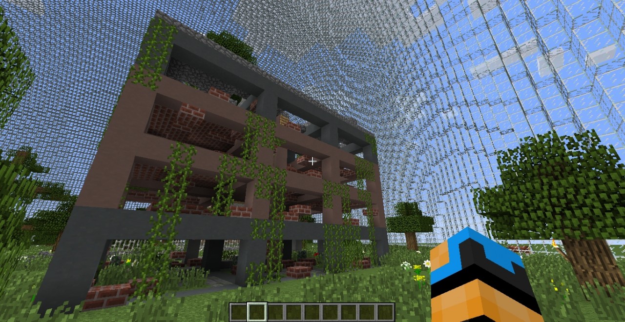 Reclaimed by Nature: Abandon Building- Minecraft Map